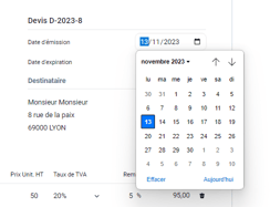 Module de facturation